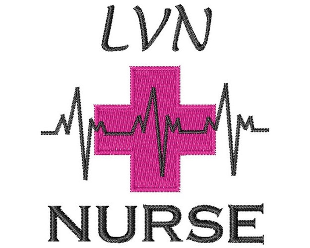 Lvn Nurse - Machine Embroidery Design - Etsy