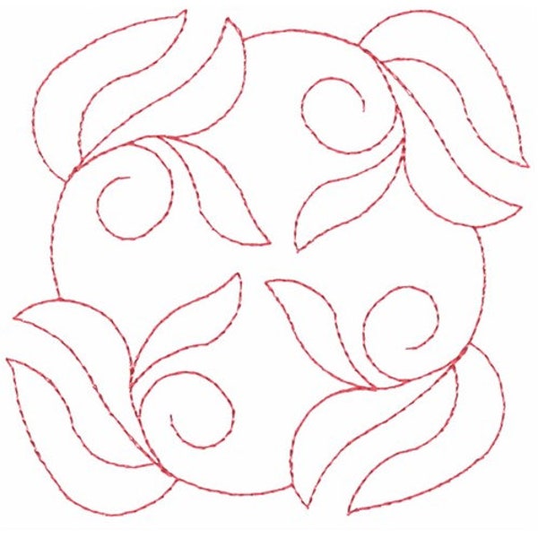 Redwork Embroidery - Etsy