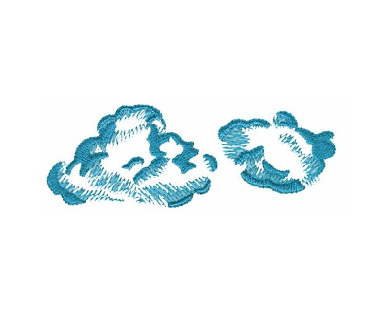Clouds - Machine Embroidery Design - Etsy