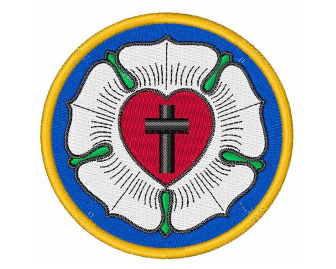 Luthers Rose - Machine Embroidery Design - Etsy