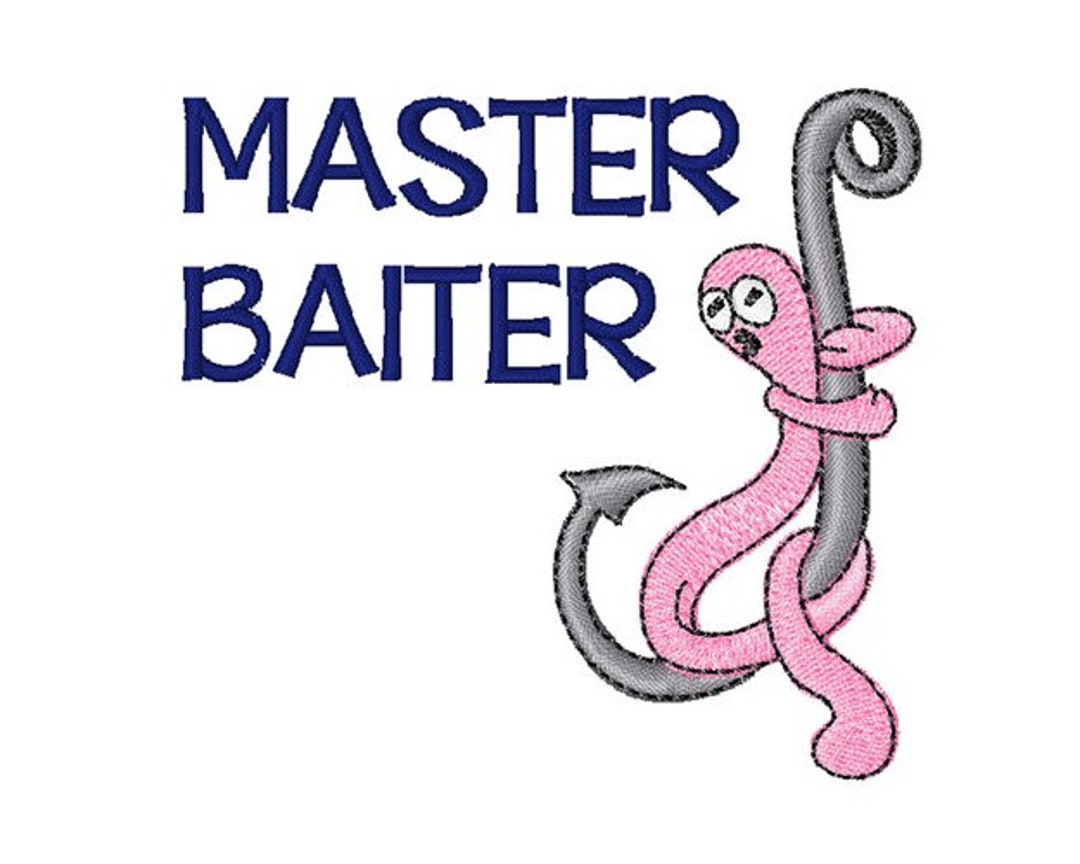 Master Baiter - Machine Embroidery Design - Etsy