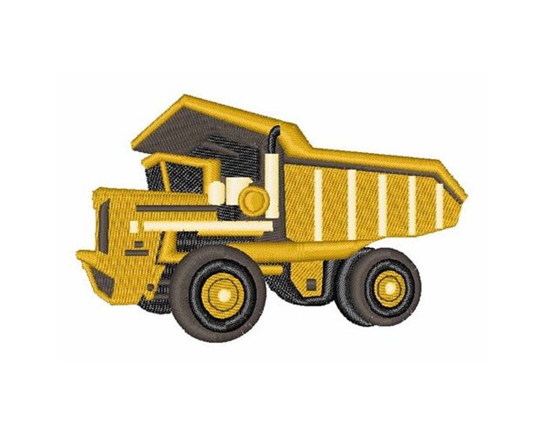 Dump Truck - Machine Embroidery Design - Etsy