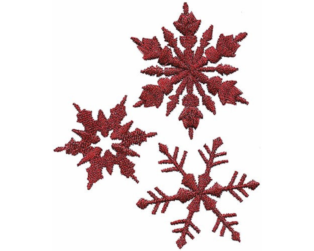 Snowflakes - Machine Embroidery Design - Etsy