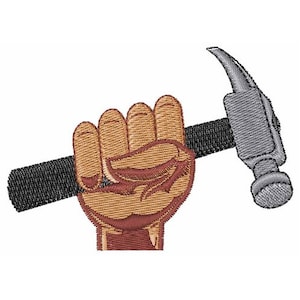 Hammer in Hand - Machine Embroidery Design - Etsy