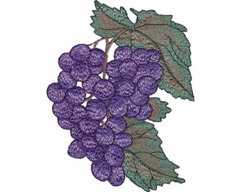 Grapes - Machine Embroidery Design - Etsy