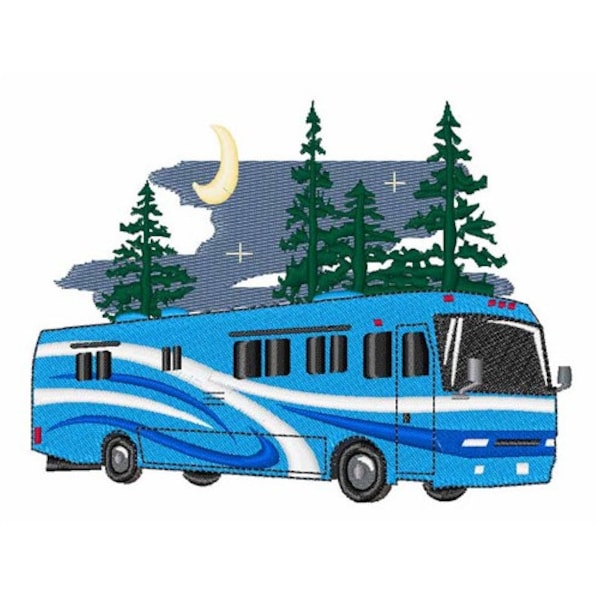 Camping Embroidery - Etsy