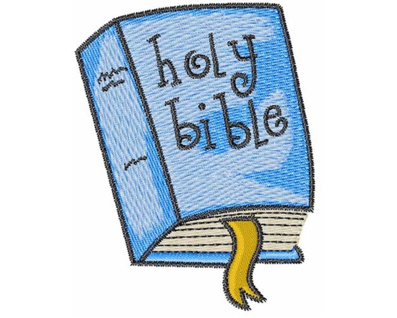 The Holy Bible Machine Embroidery Design - Etsy