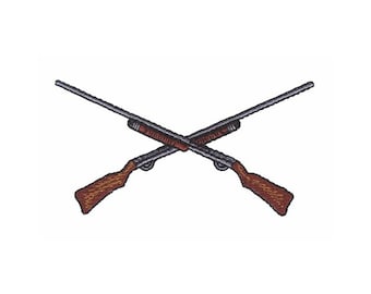 Shotgun Machine Embroidery Design - Etsy