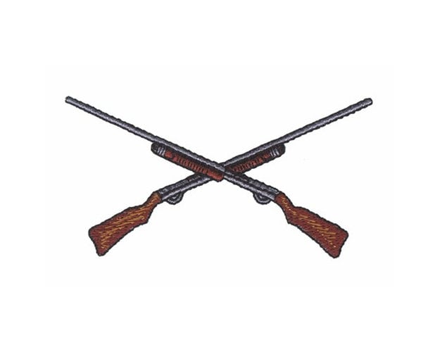 Crossed Shotgun Silhouette