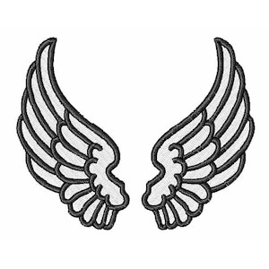 Angel Wings - Machine Embroidery Design - Etsy