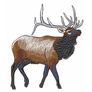 Elk - Machine Embroidery Design - Etsy