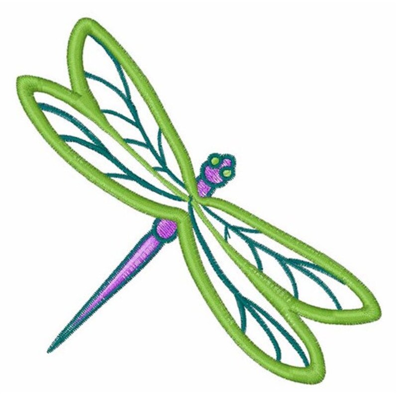 Dragonfly Embroidery - Etsy