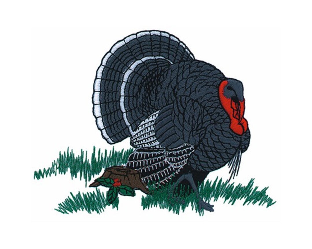 Turkey - Machine Embroidery Design - Etsy