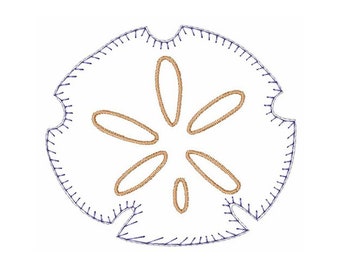 Sand Dollar Machine Embroidery Design, Embroidery Designs, Machine ...