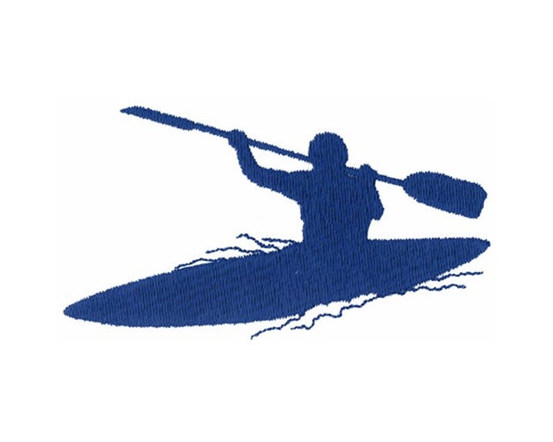 Kayak - Machine Embroidery Design - Etsy