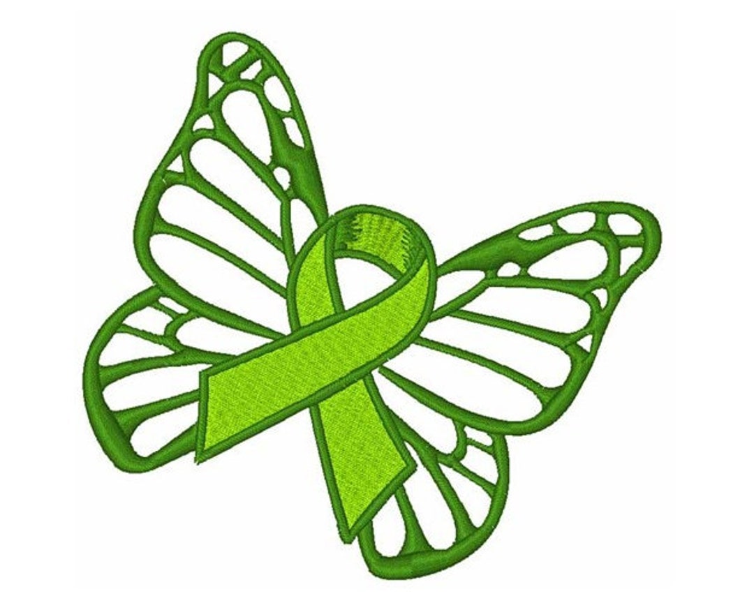 Lymphoma Butterfly - Machine Embroidery Design - Etsy