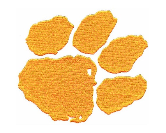 Tiger Paw Print Machine Embroidery Design - Etsy
