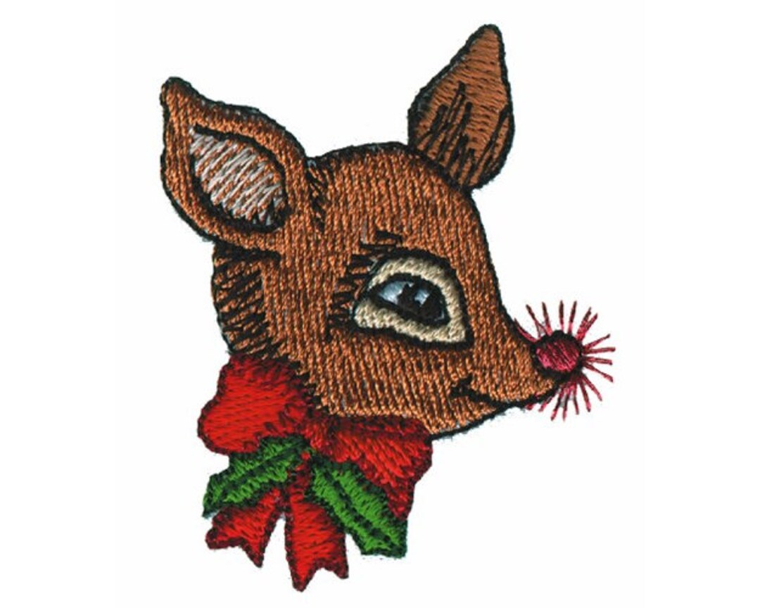 Rudolph Machine Embroidery Design - Etsy