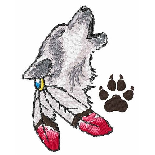 WOLF Machine Embroidery Design Instant Download - Etsy
