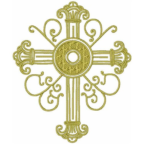 Cross Embroidery Design. TWO SIZES. - Etsy