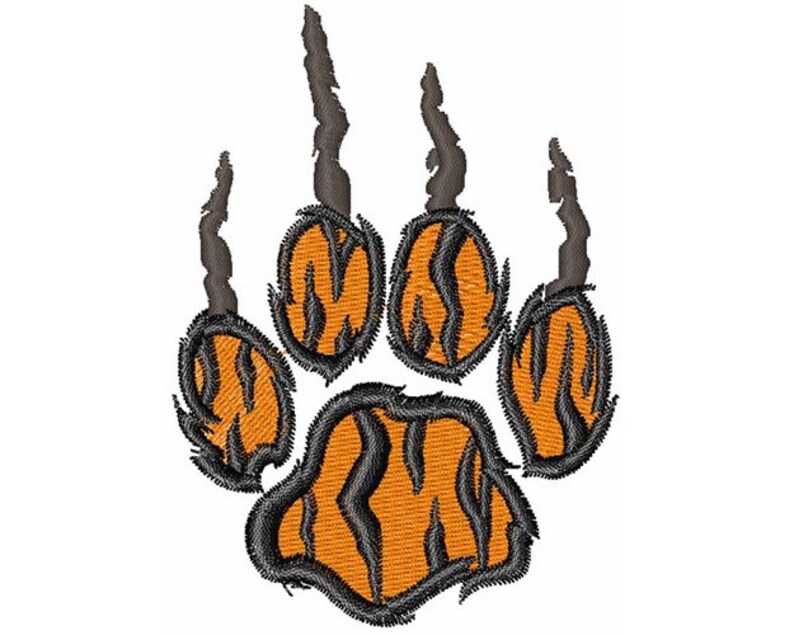 Tiger Claw Marks Machine Embroidery Design - Etsy
