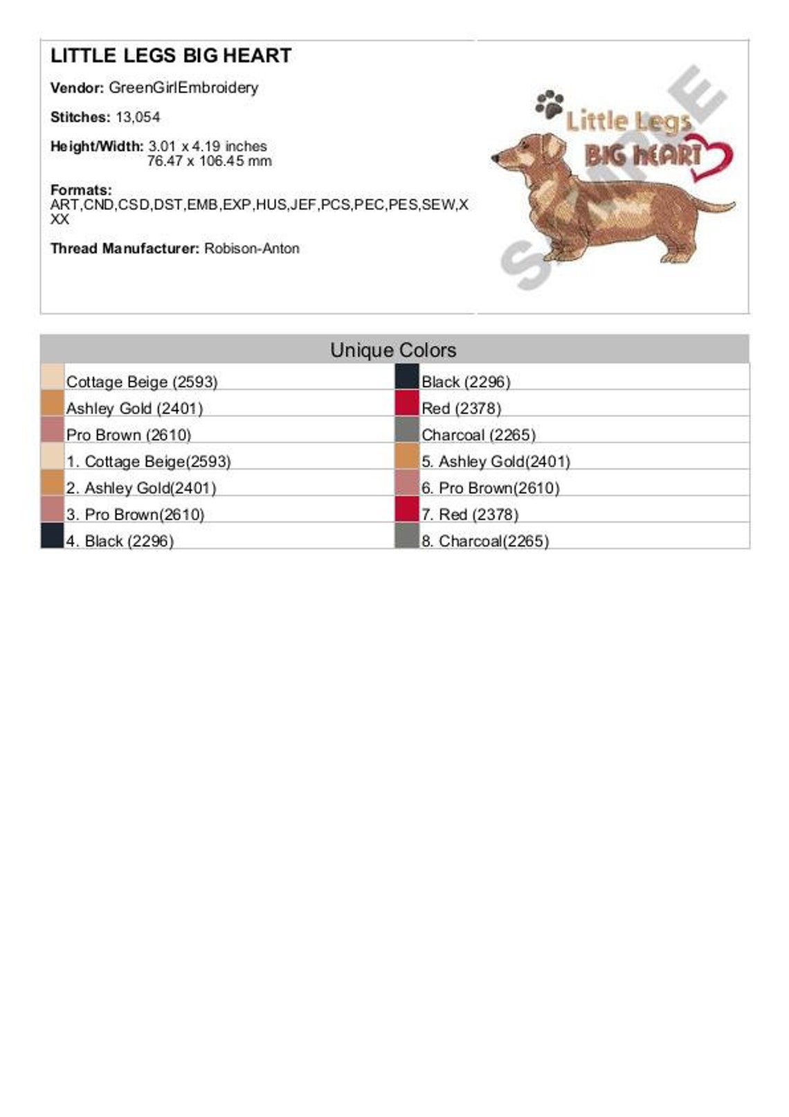 Little Legs Big Heart Machine Embroidery Design - Etsy