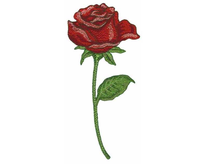 Rose - Machine Embroidery Design - Etsy