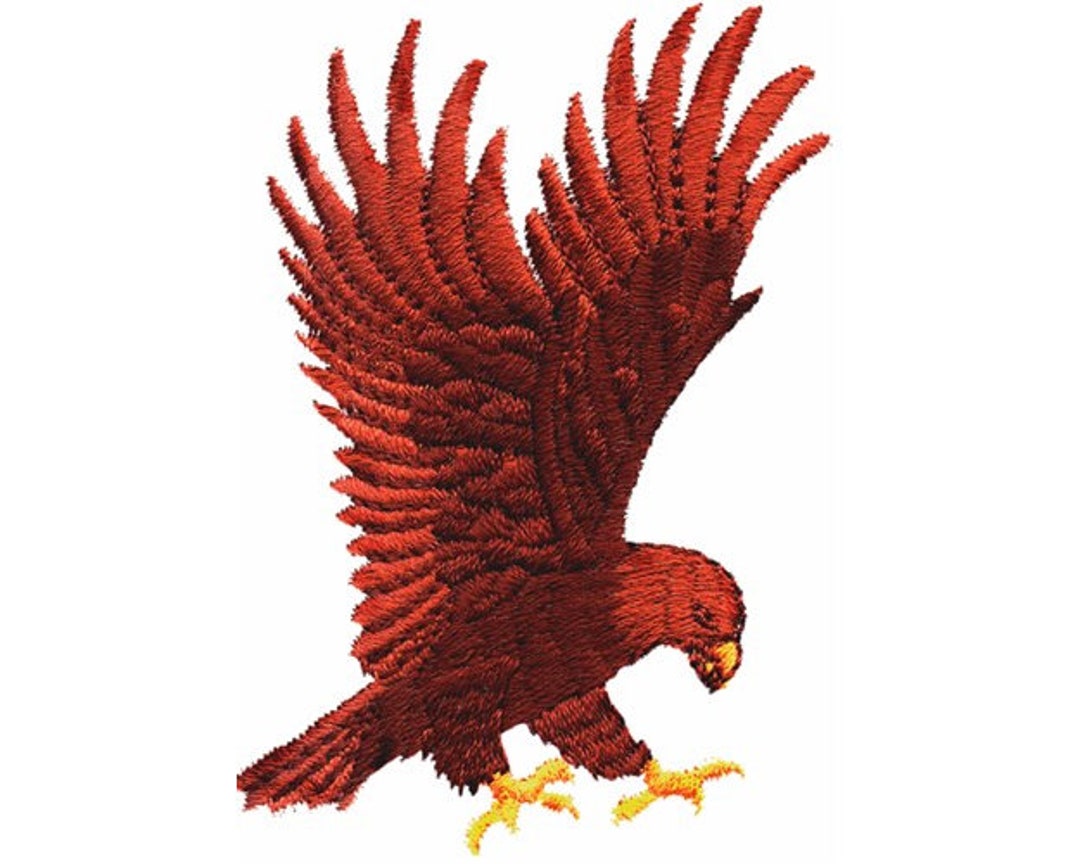 Small Eagle Machine Embroidery Design - Etsy