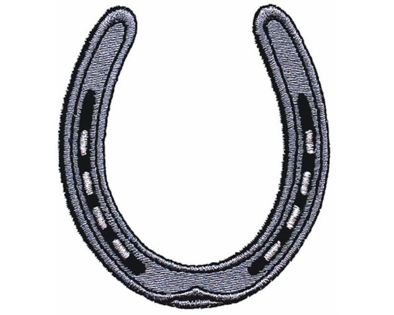 Horseshoe - Machine Embroidery Design - Etsy