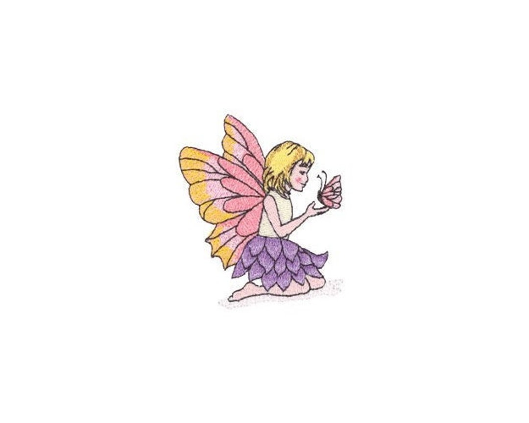 Mylar Fairy Machine Embroidery Design - Etsy