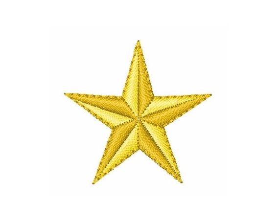Mini Western Star Machine Embroidery Design - Etsy
