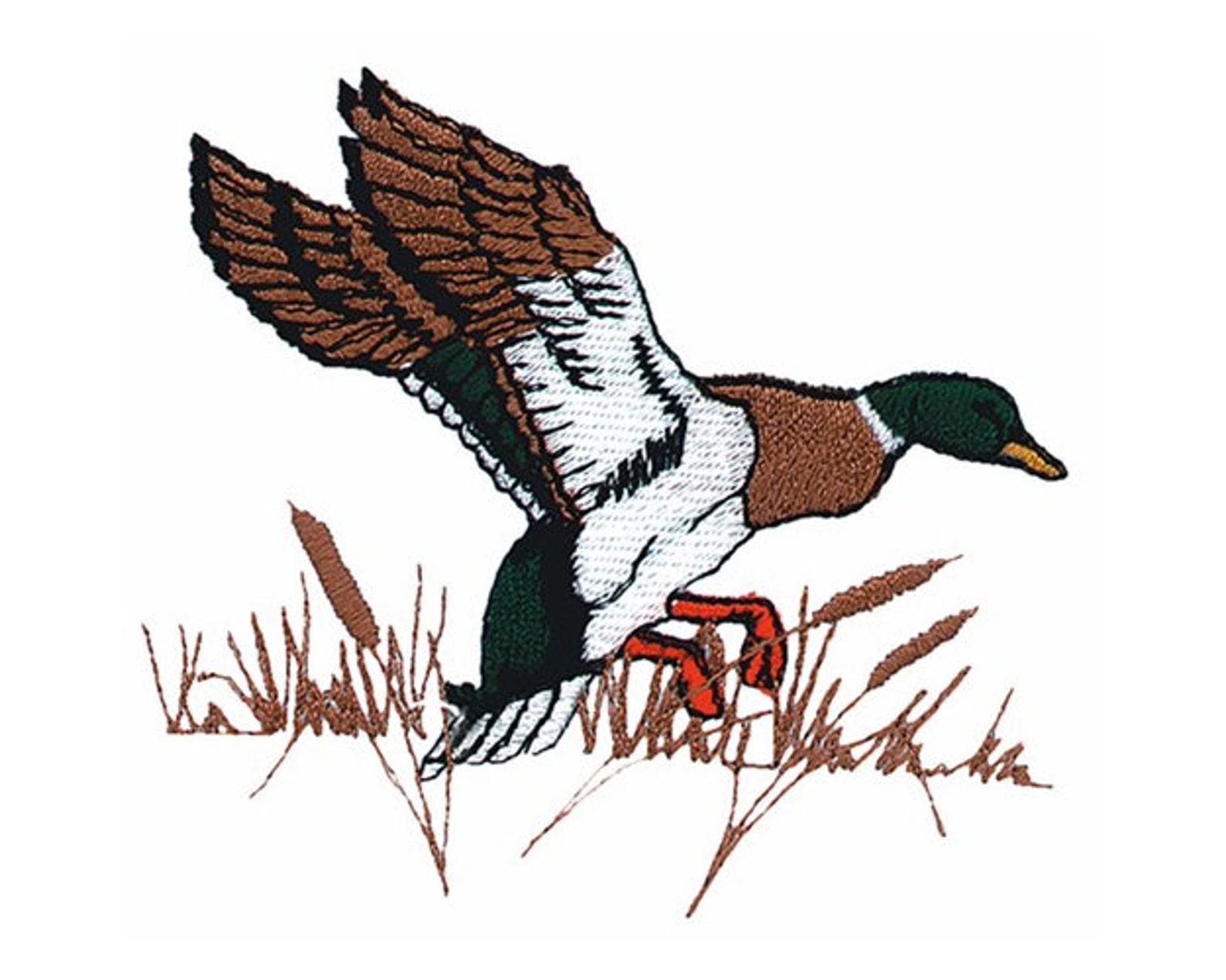 Mallard Duck Small - Machine Embroidery Design - Etsy