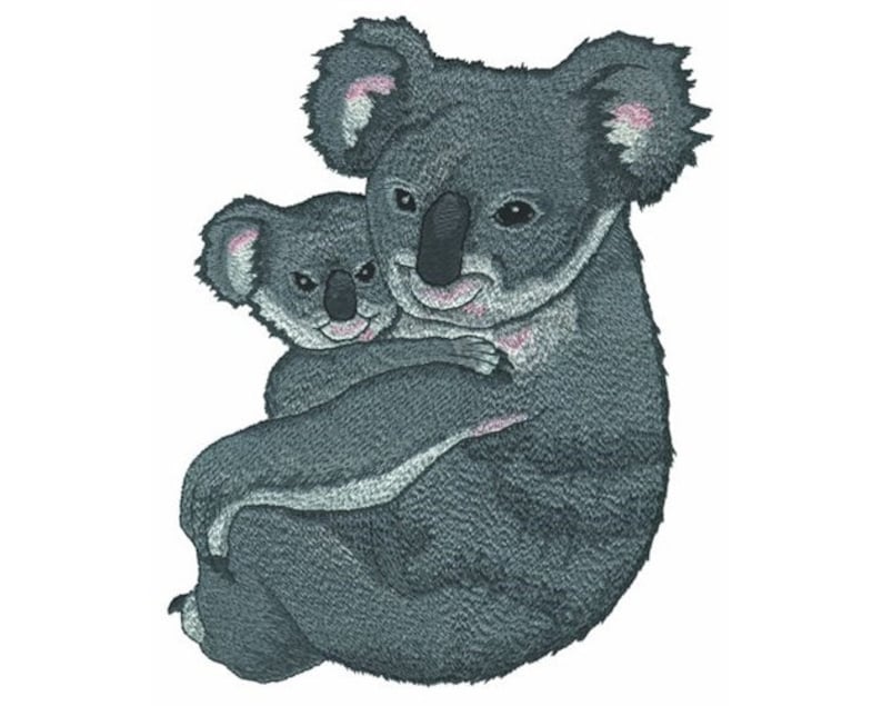 Koalas - Machine Embroidery Design - Etsy