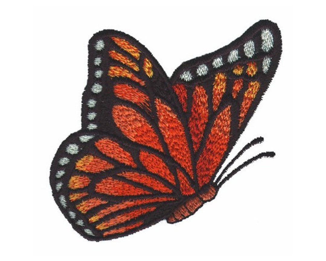 Monarch - Machine Embroidery Design - Etsy