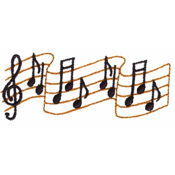 Music Embroidery - Etsy