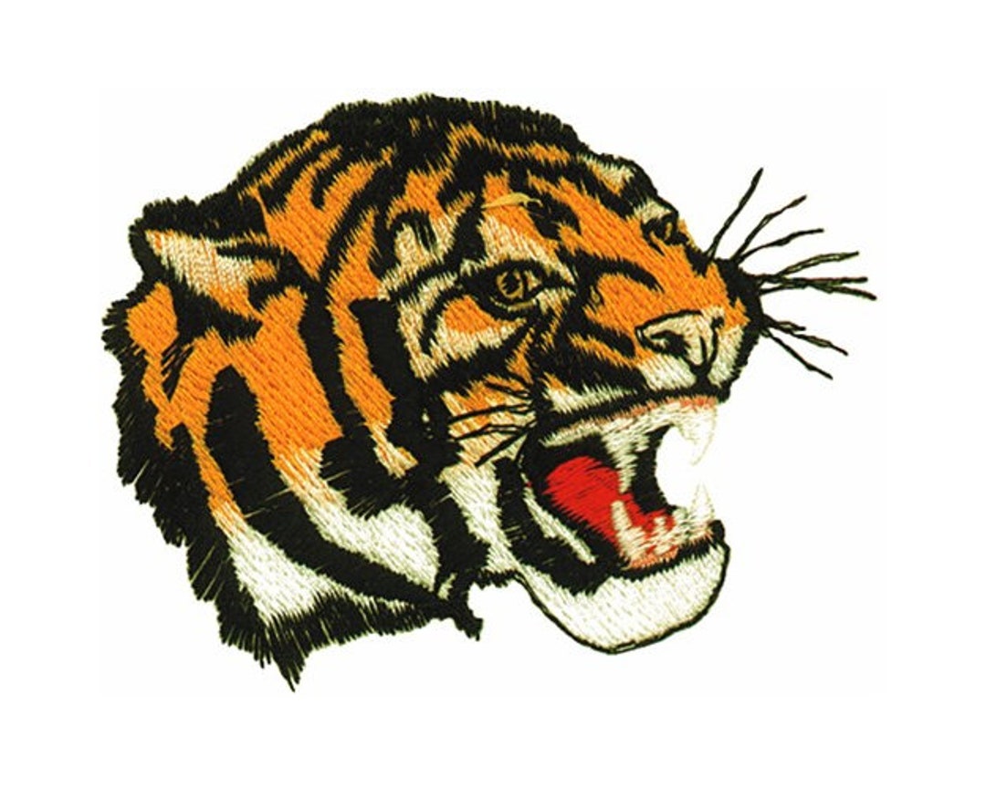 Tiger Head - Machine Embroidery Design - Etsy