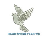 Dove Machine Embroidery Design - Etsy