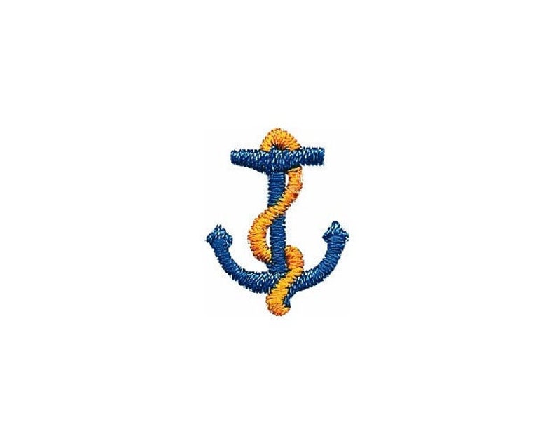 Small Anchor - Machine Embroidery Design - Etsy