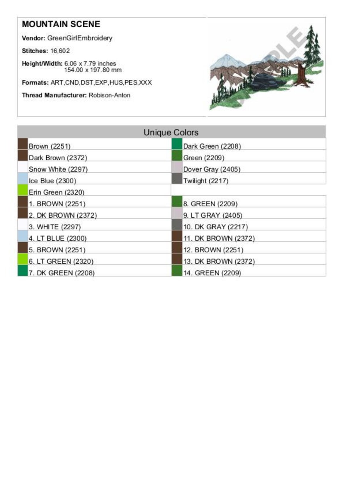 Mountain Scene Machine Embroidery Design - Etsy