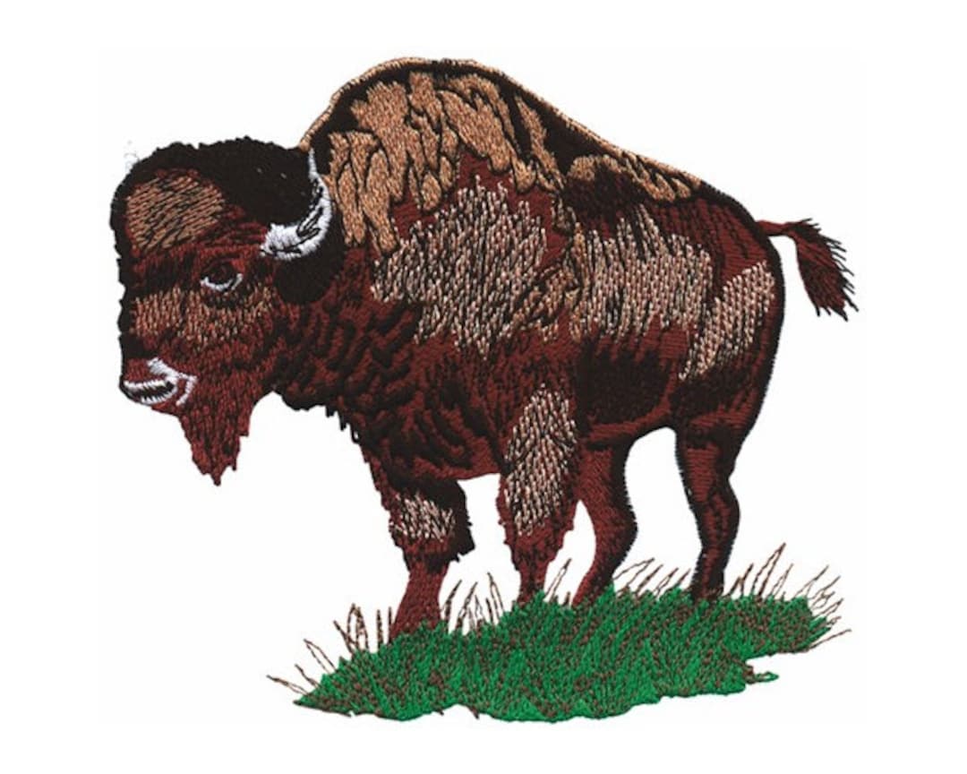 American Bison - Machine Embroidery Design - Etsy