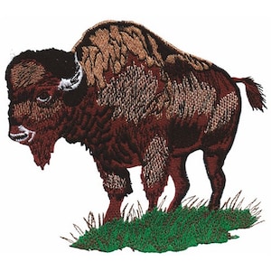 American Bison - Machine Embroidery Design - Etsy