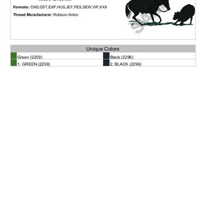 Cutting Horse W/calf Machine Embroidery Design - Etsy