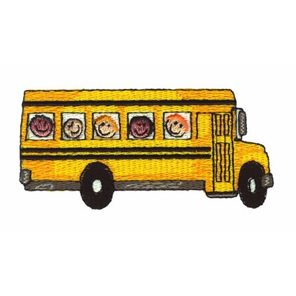 School Bus Appliques - Etsy