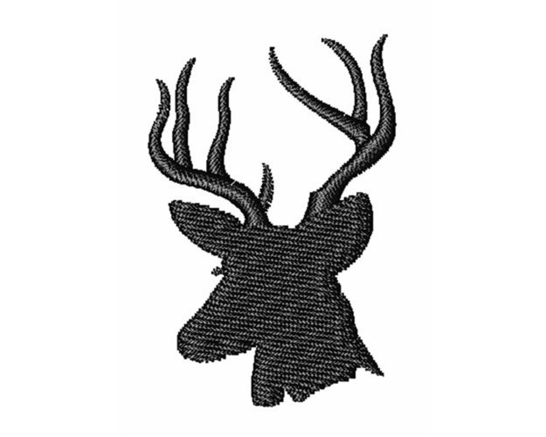 Deer Head - Machine Embroidery Design - Etsy