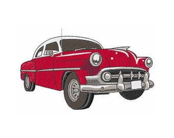 Classic Car Machine Embroidery Design Embroidery Designs - Etsy