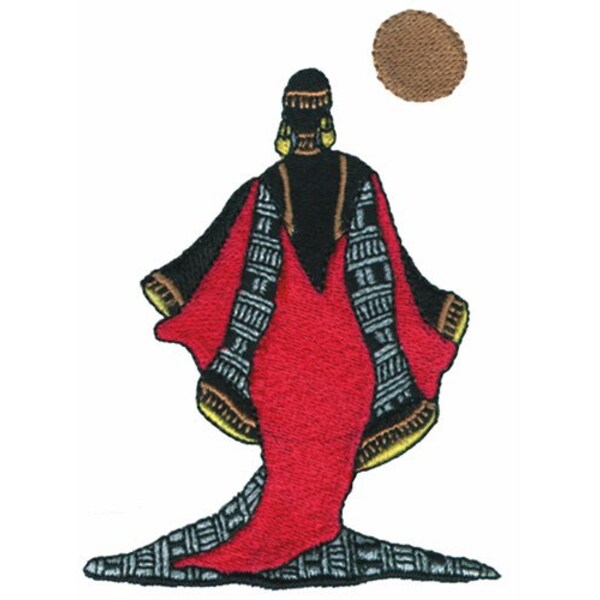 African Women Machine Embroidery Design - Etsy