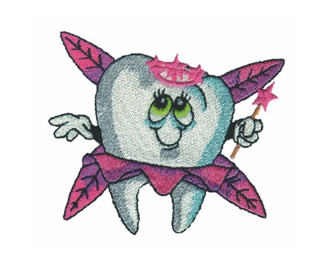 Tooth Fairy - Machine Embroidery Design - Etsy