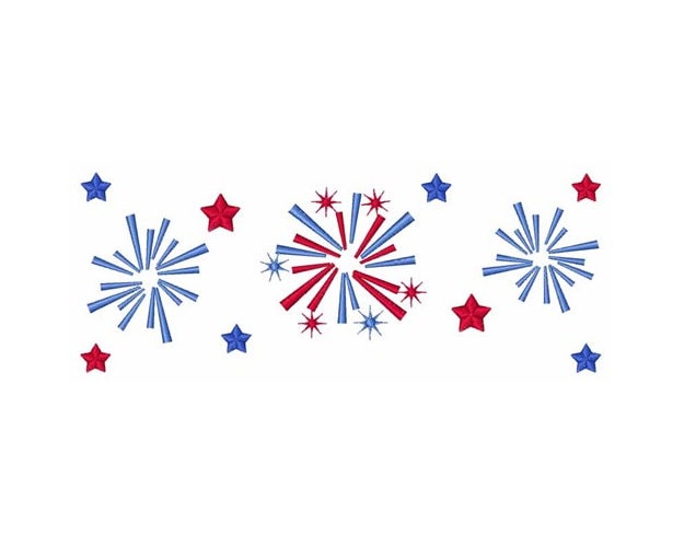 Fireworks Clip Art Border