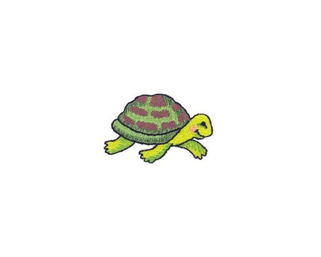 Turtle - Machine Embroidery Design - Etsy