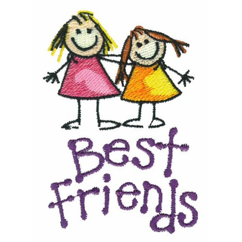 Friends Embroidery - Etsy